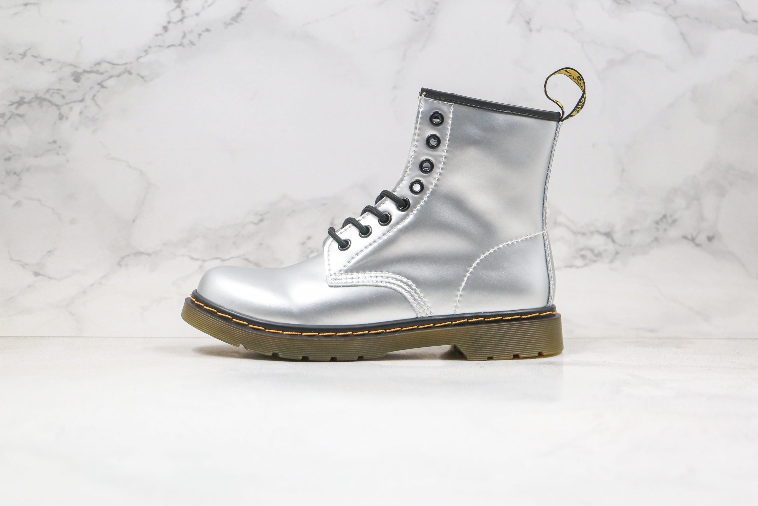 DR MARTENS - SILVER – Ice Blue Sneakers